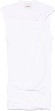 Isabel Marant robe Leany à coupe courte - Blanc