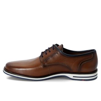 Lloyd Herren Schnürschuhe Detroit, Männer Businessschuhe,Schnuerschuhe,straßenschuhe,Strassenschuhe,Schnuerung,lace-up,Shoes, Cognac, 40.5 EU / 7 UK