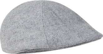 Camel Active Herren Flat Cap aus Wollmix Steingrau, Menswear-XL