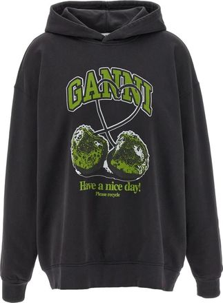 Ganni Damen, Sweatshirts & Hoodies, Grau, S/MGröße