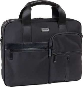 Matties Bags Unisex Portafolios Fabric Handtasche, Schwarz