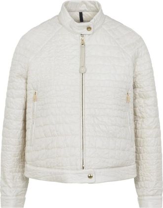Moncler Femme, Vestes, Beige, Taille: 40 FR Aubrieta Short Down Jacket