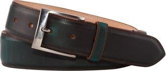 Kreis 2-lagiger bombierter Ledergürtel in