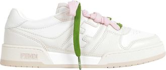 Fendi Match Leather Sneakers