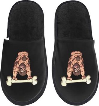 Generic Pantoufle Homme Des Cavernes Extr&ecirc;mement En Col&egrave;re Chaussures Confort L&eacute;g&egrave;res Chaussons Pour Int&eacute;rieur Femme Chambre M