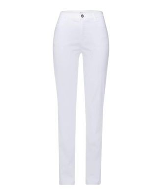 Brax Style Mary, Damen Jeans Hose Baumwollsatinstretch White D 36 W 28 L 34