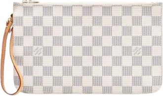 Louis Vuitton Pre-owned Neverfull Pouch - Femme - Pre-owned - Blanc - Taille: ONE Size
