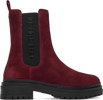 U.S.Polo Association Klassische Stiefeletten U.S. Polo Assn. CEO-VIZAG001W/ELE1 Dunkelrot