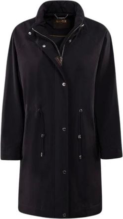 Moorer Femme, Manteaux, Bleu, Taille: 38 FR Parka Coupe D&eacute;contract&eacute;e