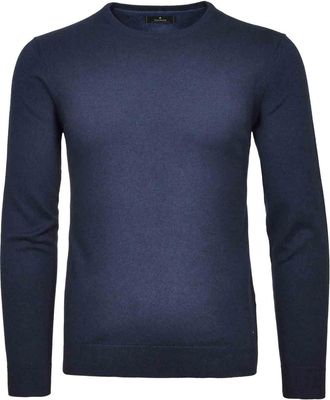 Ragman Herren Strickpullover Baumwolle/Kaschmir (DE/NL/SE/PL, Alphanumerisch, XXL, Regular, Regular, Marine-070)