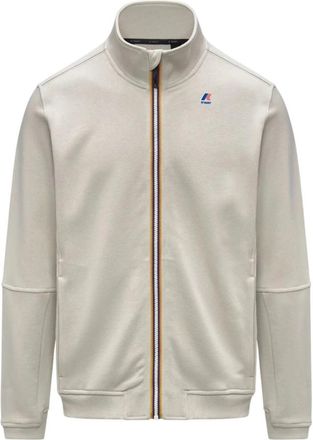 K-Way Homme, Sweatshirts et sweats &agrave; capuche, Beige, Taille: L Veste Pepin Poly Coton