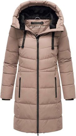 Marikoo Winterjacke Natsukoo XVI Stepp Mantel mit gro&szlig;er Kapuze