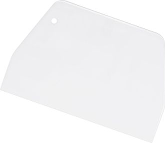 BESTONZON Teigschaber, trapezförmig und flexibel, großer Teigschneider PE-Kunststoff, ideal für Kuchen, Brot und Fondant, Kuchenschaber mit scharfer Kante, 19,5