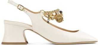 Chlo&eacute; Charms Pump - Femme - Chaussures - Blanc - Taille: 37 EU