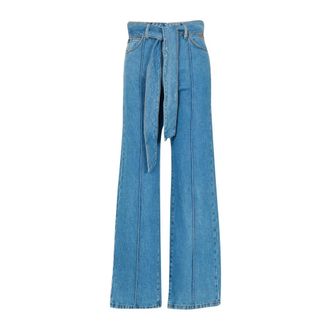 Msgm Jeans mit Knoten-Detail - - Jeans - Damen - Blau - XS