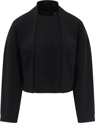 Sportmax Femme, Sweatshirts et sweats à capuche, Noir, Taille: 42 FR Minnie SweaT-shirts & SweaT-shirts à capuche
