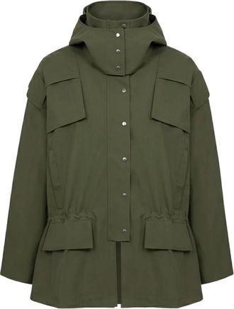 Fidan Novruzova Femme, Vestes, Vert, Taille: 40 FR Clio Parka