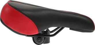 UPKOCH Fahrradsattel Rot F&uuml;r Herren Sattel Aus Hochwertigem Leder Mit Hohl-Design Atmungsaktiv Komfortabler Fahrradsitz F&uuml;r Rennrad Und Mountainbike