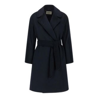 Max Mara Pedale Coat - - Coats - Damen - Blau - XS