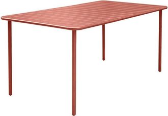 Sweeek Gartentisch aus Stahl 6-8 Pl&auml;tze