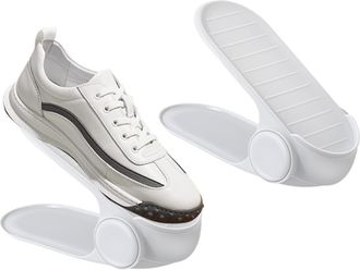 Generico Stapelbarer Schuh-Organizer, klappbares Regal, platzsparend, Organizer f&uuml;r Schrank, f&uuml;r Stiefel, Absatzschuhe, im Schrank, Ankleidezimmer, Schlafzimme