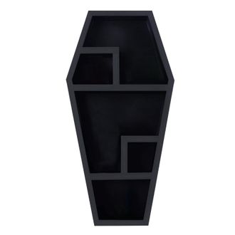 Generico Schwebende Regale - S&auml;rgenregal | Kreatives Sargregal, Gothic, schwebendes, solide Wandregale f&uuml;r Zuhause, Schlafzimmer, Wohnzimmer, Badezimmer