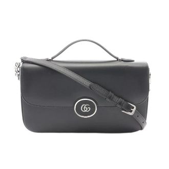 Gucci Pre-owned Petit GG 2way Leder Schultertasche - - Pre-owned - Damen - Schwarzk - ONE SIZE