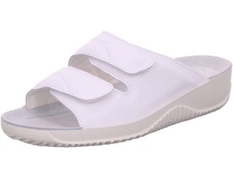 Rohde Damen Sandalen Pantoletten Clogs Weite F Soltau-40 1940, Größe:40 EU, Farbe:Weiß
