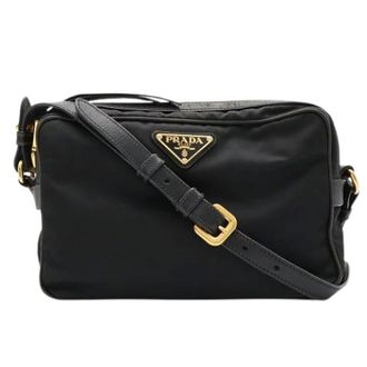 Prada Sac bandouli&egrave;re Pre-owned Re Nylon - Femme - Pre-owned - Noir - Taille: ONE Size