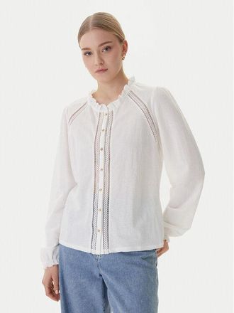 Morgan Bluse 261-TSKY Wei&szlig; Regular Fit