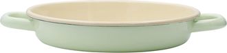 Riess 0409-006, Eier- und Servierpfanne 22, CLASSIC - EMAILLEPFANNEN, nilgrün, Emaille, 22cm Durchmesser, 4.3 cm hoch