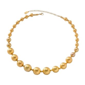 Dansk Copenhagen Solgerd Collier D&eacute;claration - Femme - Accessoires - Jaune - Taille: ONE Size