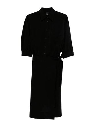 Pinko Robe Au Genou - Noir