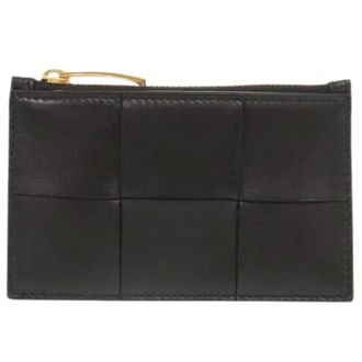 Bottega Veneta Porte-cartes Pre-owned - Femme - Pre-owned - Noir - Taille: ONE Size