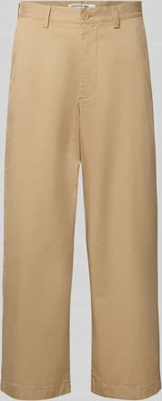 Lacoste Loose Fit Weite Hose aus Baumwoll-Mix