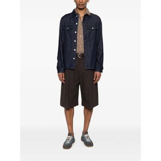 Dries Van Noten Denim Cotton Shirt - Blue