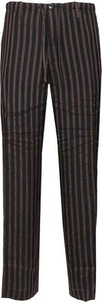 Dries Van Noten Pantalon Couturier - Bleu