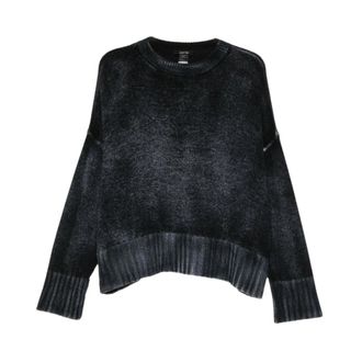 Avant Toi Pullover aus Wollmischung- Oversized - - Knitwear - Damen - Blau - S