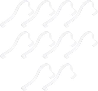 BESPORTBLE Sewroro 10 St&uuml;ck Schuhregal f&uuml;r High Heels Leichter Ergonomischer Sandalenst&auml;nder mit Gebogenem Design Kompakter Pflegeleichter Schuhpr&auml;sentationsst&auml;n