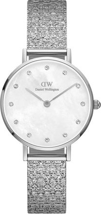 Daniel Wellington Femme, Accessoires, Gris, Taille: ONE Size Petite Lumine Pressed Piano 28mm