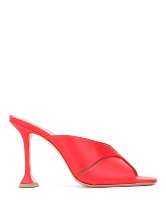 Amina Muaddi Mules - Rot