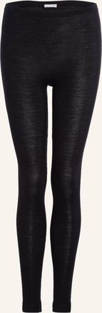 Hanro Lounge-Leggings Woolen Silk Aus Merinowolle Mit Seide schwarz