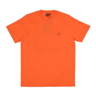 Dolly Noire Orange Corporate Tee Kurzarm T-shirt - - Tops - Herren - Orange - XL