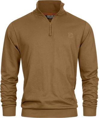 Indicode Herren INBrandt Sweatshirt mit Stehkragen | Herrenpullover Pulli Sweater Pullover M&auml;nner Otter, XXL