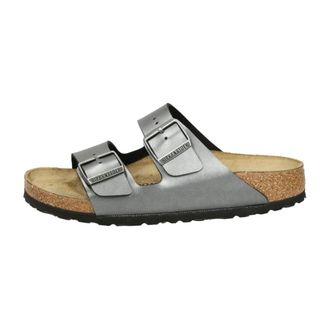 Birkenstock Klassische Arizona Sandale aus Nabukleder - - Shoes - Herren - Grau - 38 EU