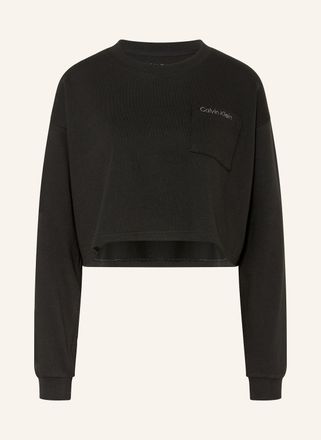Calvin Klein Lounge-Shirt Logo Cotton Jersey schwarz