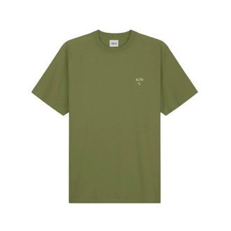 Arte Homme, Tops, Vert, Taille: M T-shirt coton logo coeur