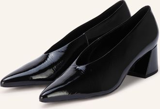 H&ouml;gl Lack-Pumps schwarz