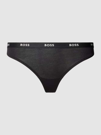 HUGO BOSS String mit elastischem Logo-Bund