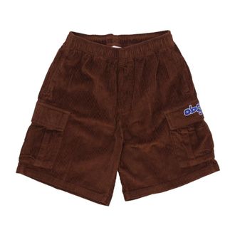 Obey Cargo Shorts mit Kordelzug - - Shorts - Herren - Braun - L